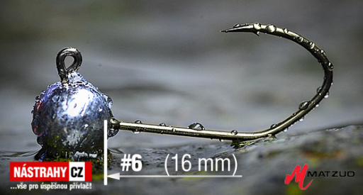 Jig head Matzuo Sickle #6 - 16 mm - 5 pcs | NASTRAHY.CZ
