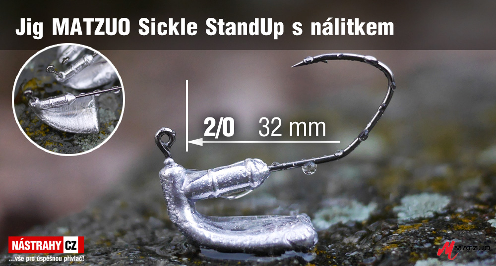 MATZUO Sickle Stand Up Jig #2/0 - 32 mm - 5 pcs | NASTRAHY.CZ