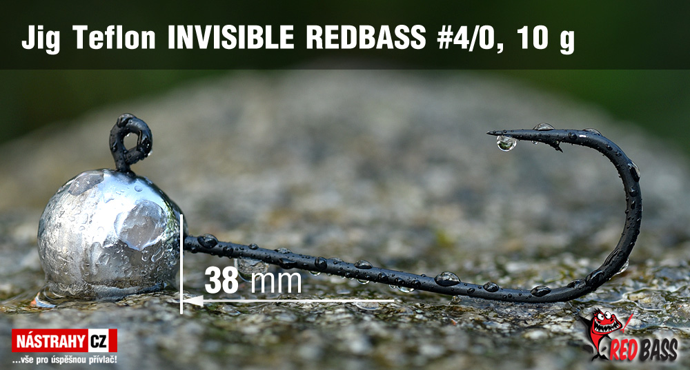 Jig Teflon Invisible REDBASS # 4/0, 5 pcs | NASTRAHY.COM