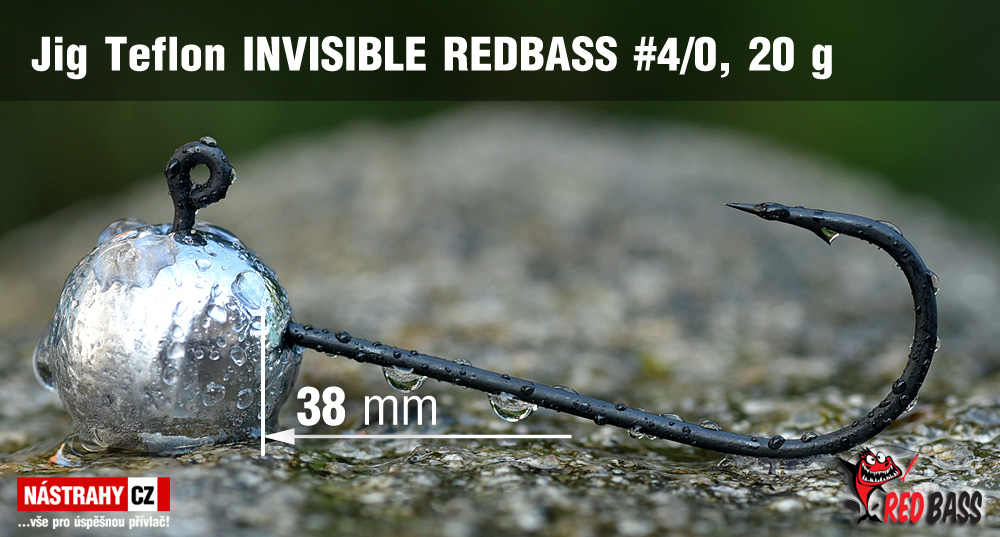 Jig Teflon Invisible REDBASS # 4/0, 5 pcs | NASTRAHY.COM