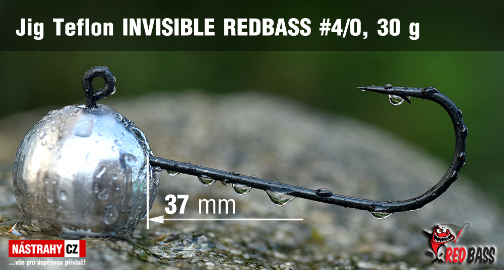 Jig Teflon Invisible REDBASS # 4/0, 5 pcs | NASTRAHY.COM