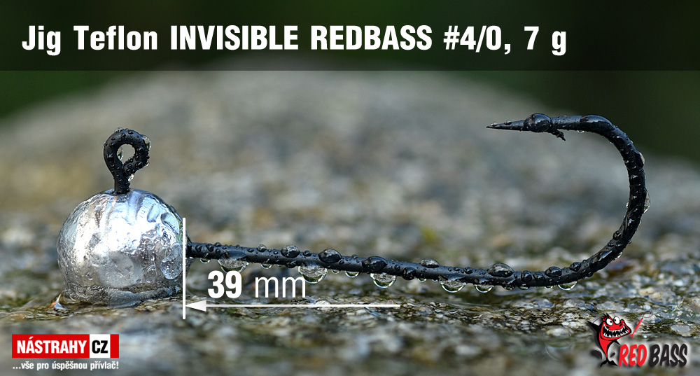 Jig Teflon Invisible REDBASS # 4/0, 5 pcs | NASTRAHY.COM